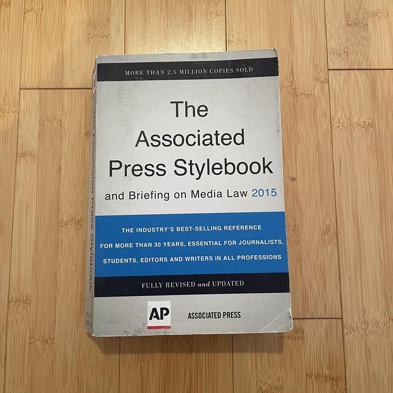 The associated press style book on briefing of media... - Depop