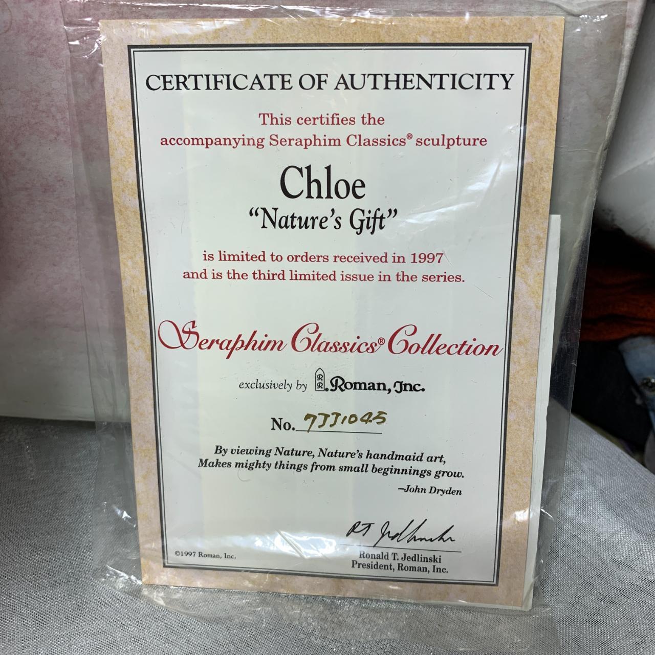 Vintage Seraphim Classic Angel CHLOE NATURES GIFT... - Depop