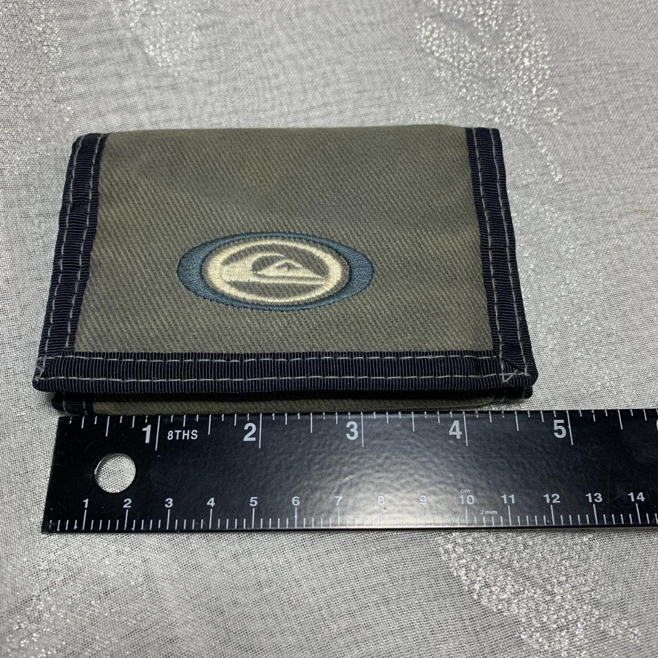 Vintage Quiksilver Trifold Wallet Canvas Embroidered... - Depop