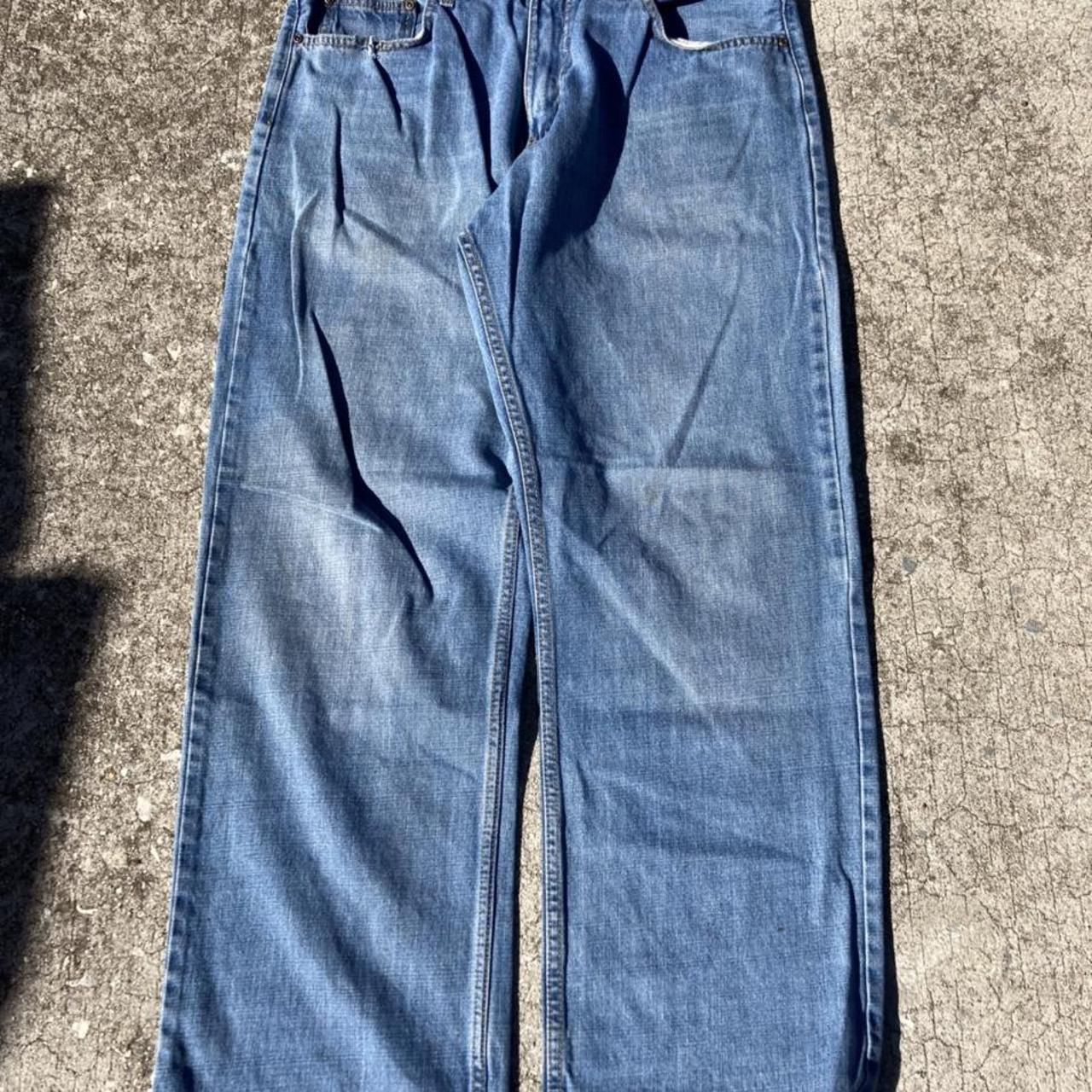Baggy faded glory jeans Tagged 36x32 Flaws pictured - Depop