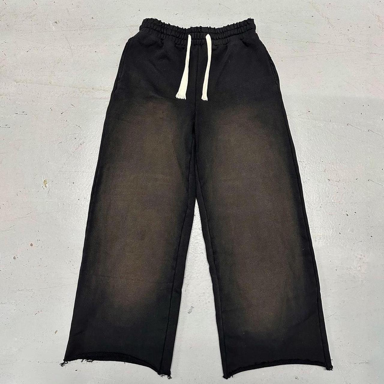 Made By Astro Baggy Flared Sweats Acid Washed Size... - Depop