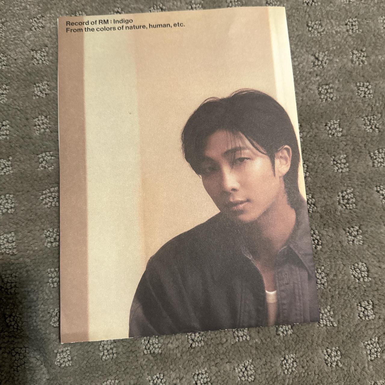 RM(Rap Monster) record of RM: Indigo poster never... - Depop