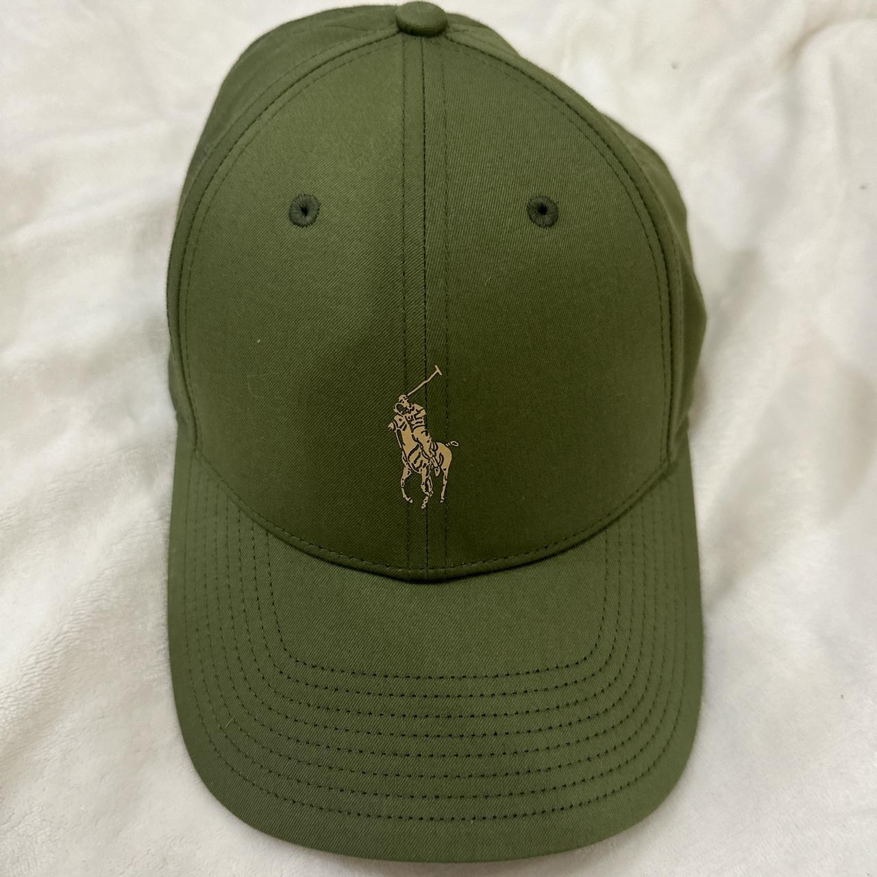 Olive green polo cap •new with no defects I never... - Depop