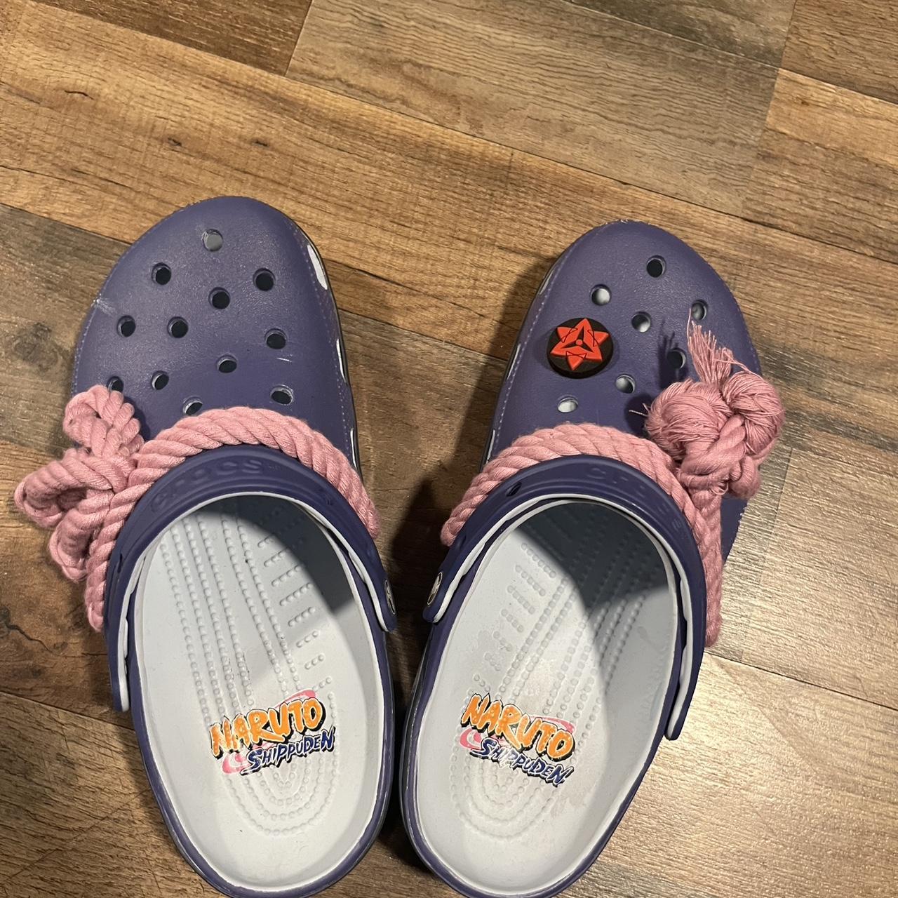 sasuke crocs size 8 men fits 9-10 as well worn like... | Depop