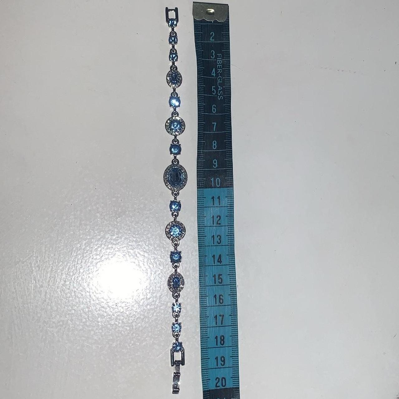 givenchy flex blue crystal bracelet - dm before... - Depop