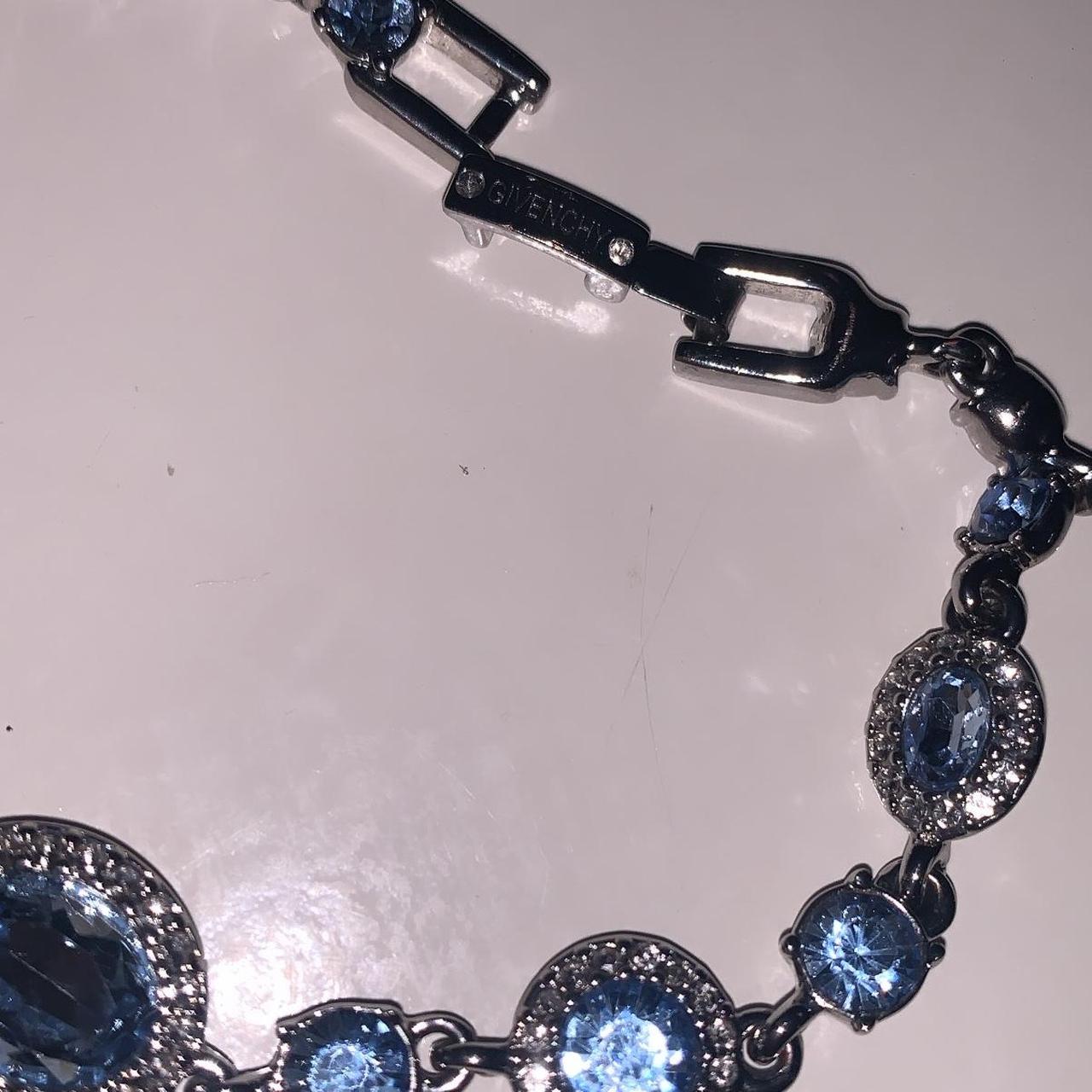 givenchy flex blue crystal bracelet - dm before... - Depop