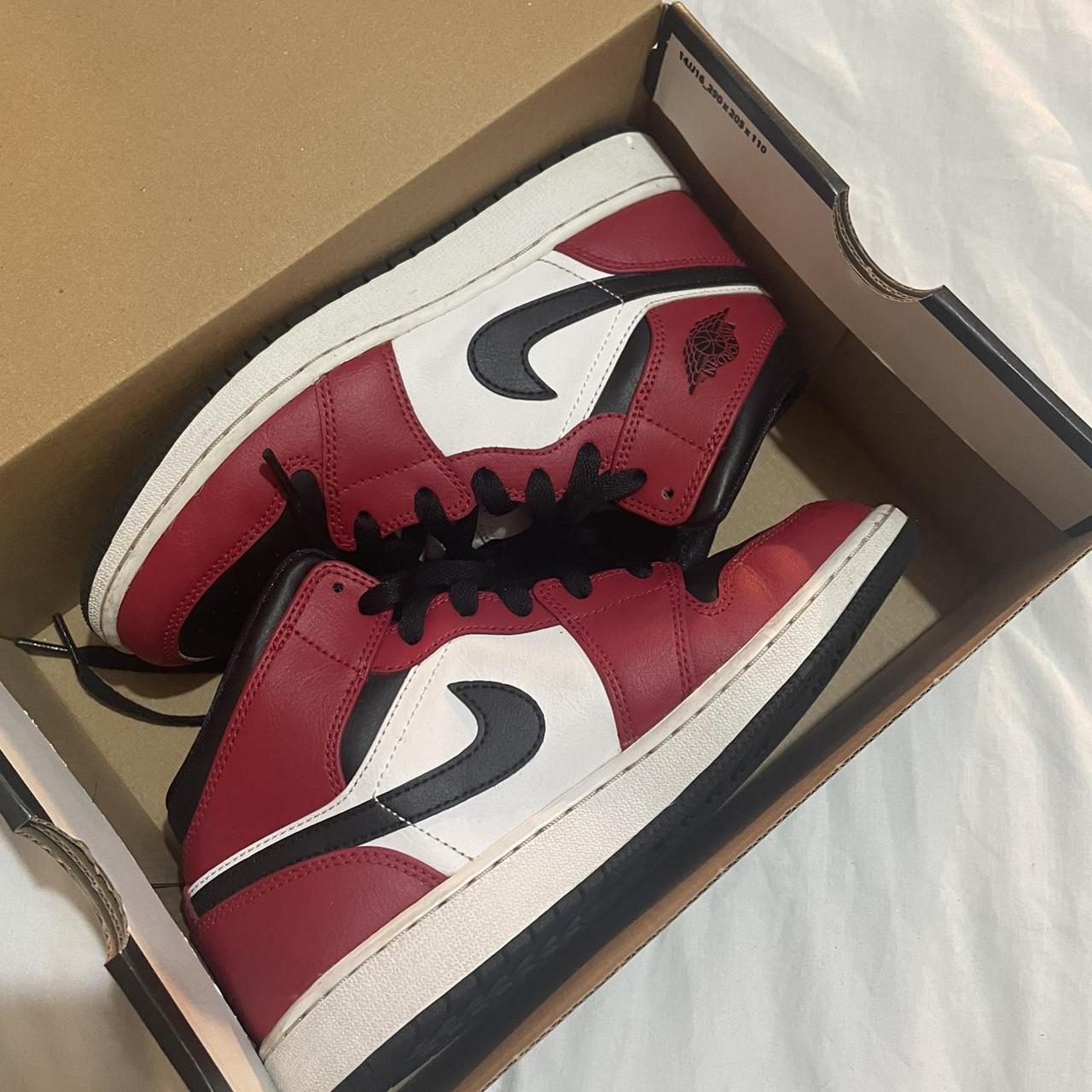 Air Jordan 1 mid (box included) only worn couple... - Depop