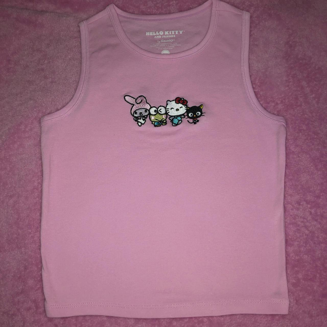 hello kitty tank top size xs never worn #hellokitty... - Depop
