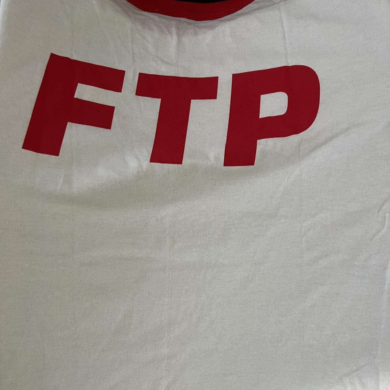 FTP Ringer Shirts Only MEDIUM BLUE SHIRT - Depop