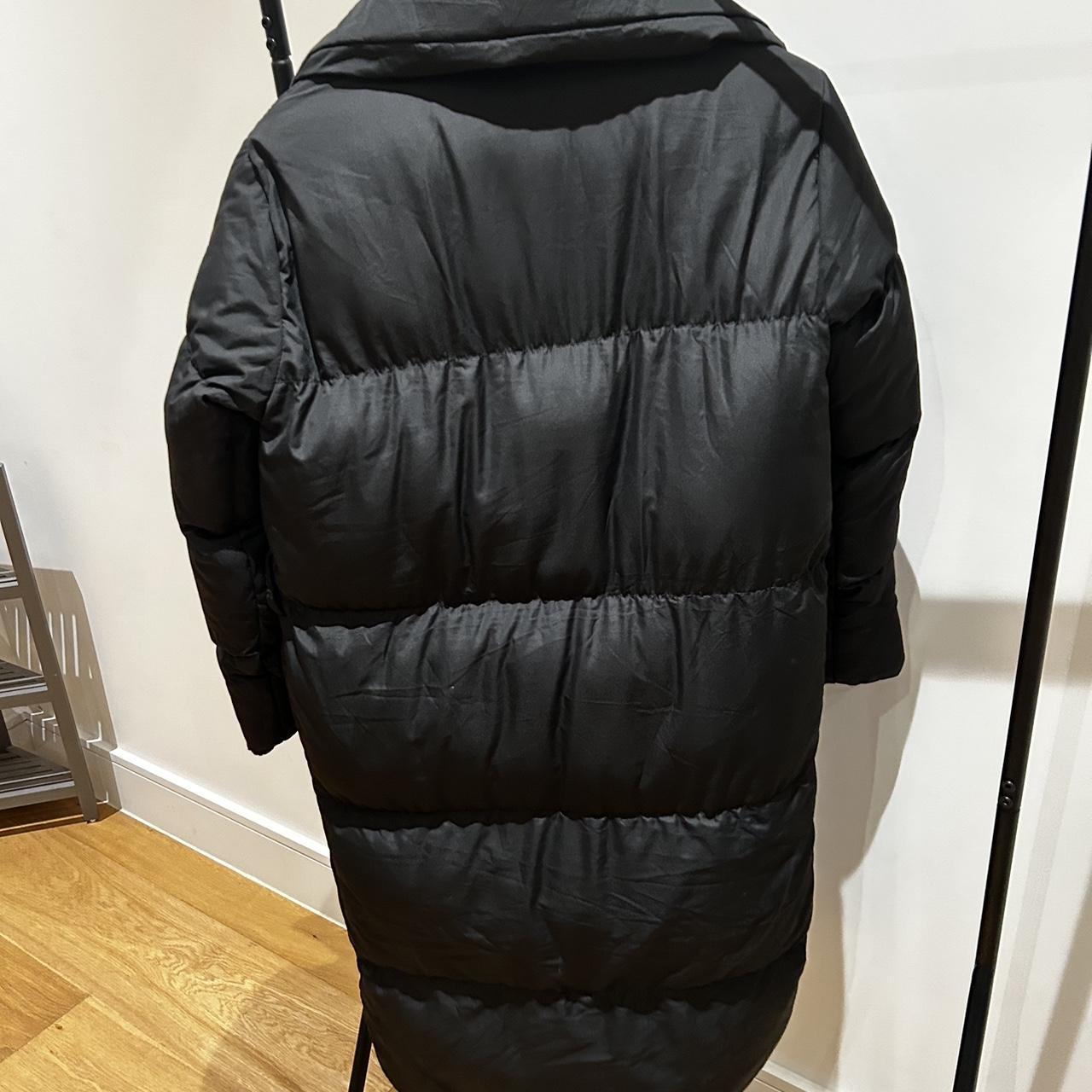Threadbare long puffer coat- only worn once in... - Depop