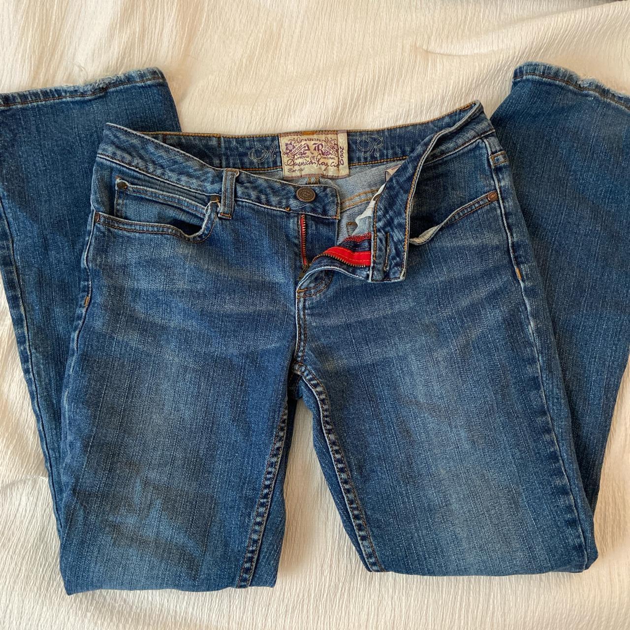 American Rag Cie jeans size 5s bootcut. really low... - Depop