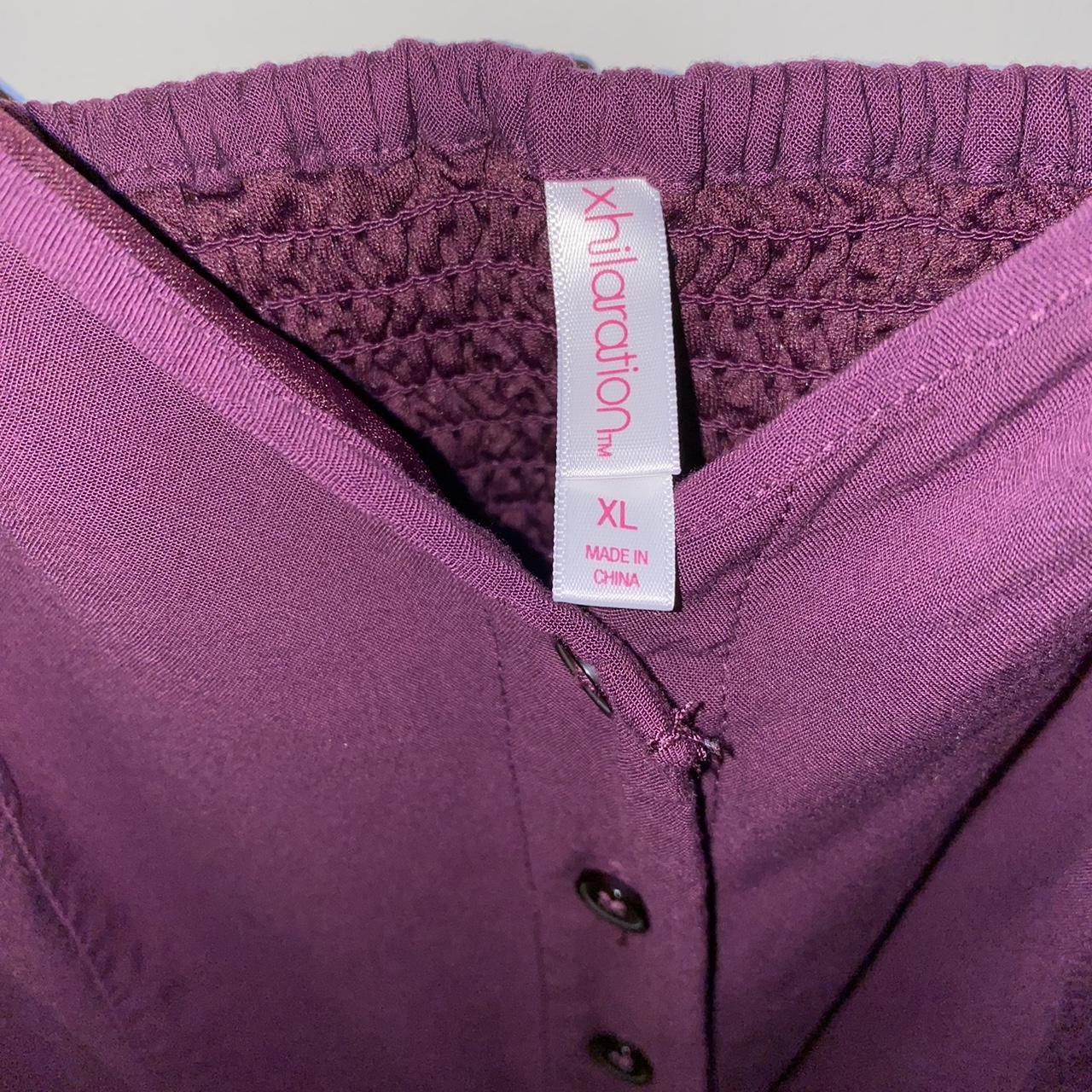 Super cute plum colored button up dress! Flowy and... - Depop