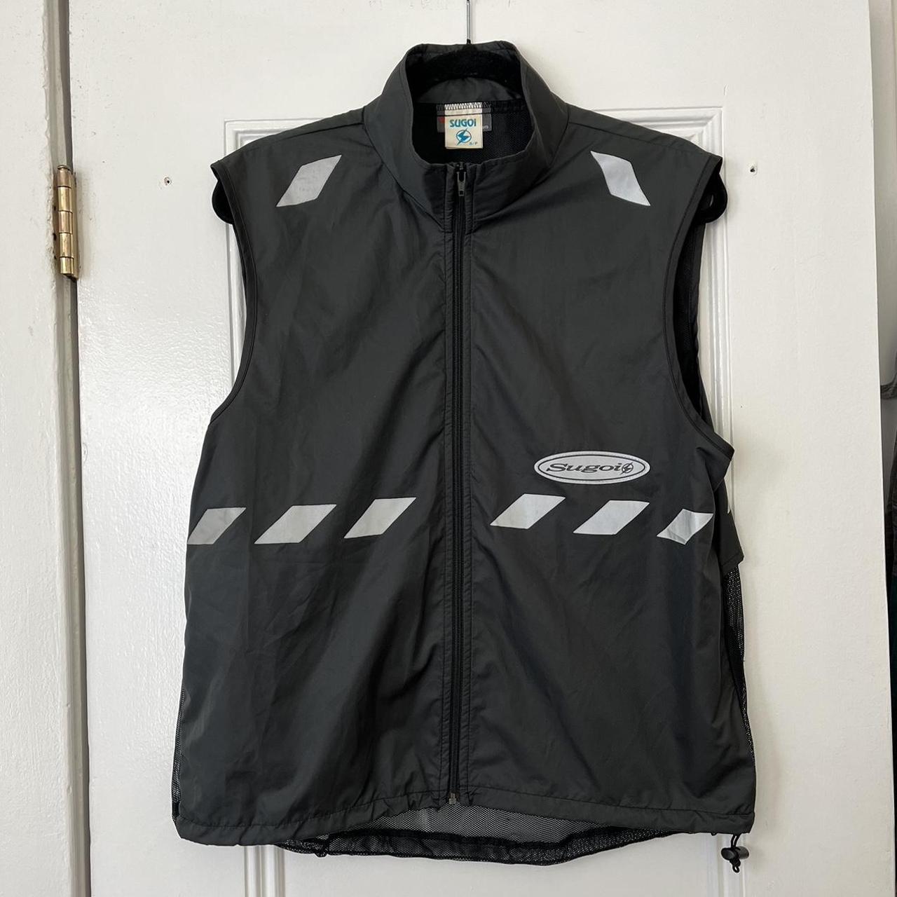 Sugoi cycling/technical vest with reflective... - Depop