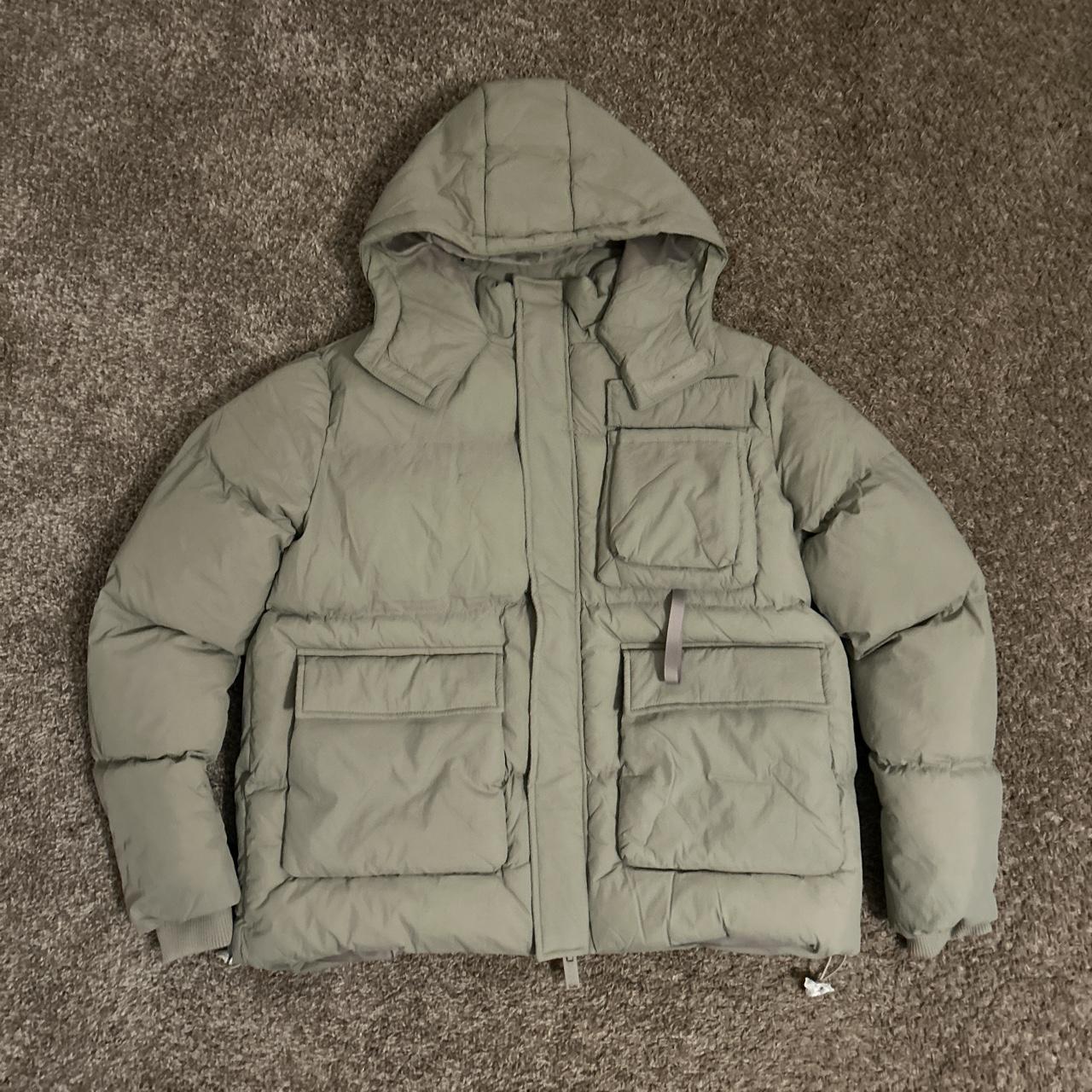 Stone Colored Winter Jacket #jacket #winter #fall... - Depop