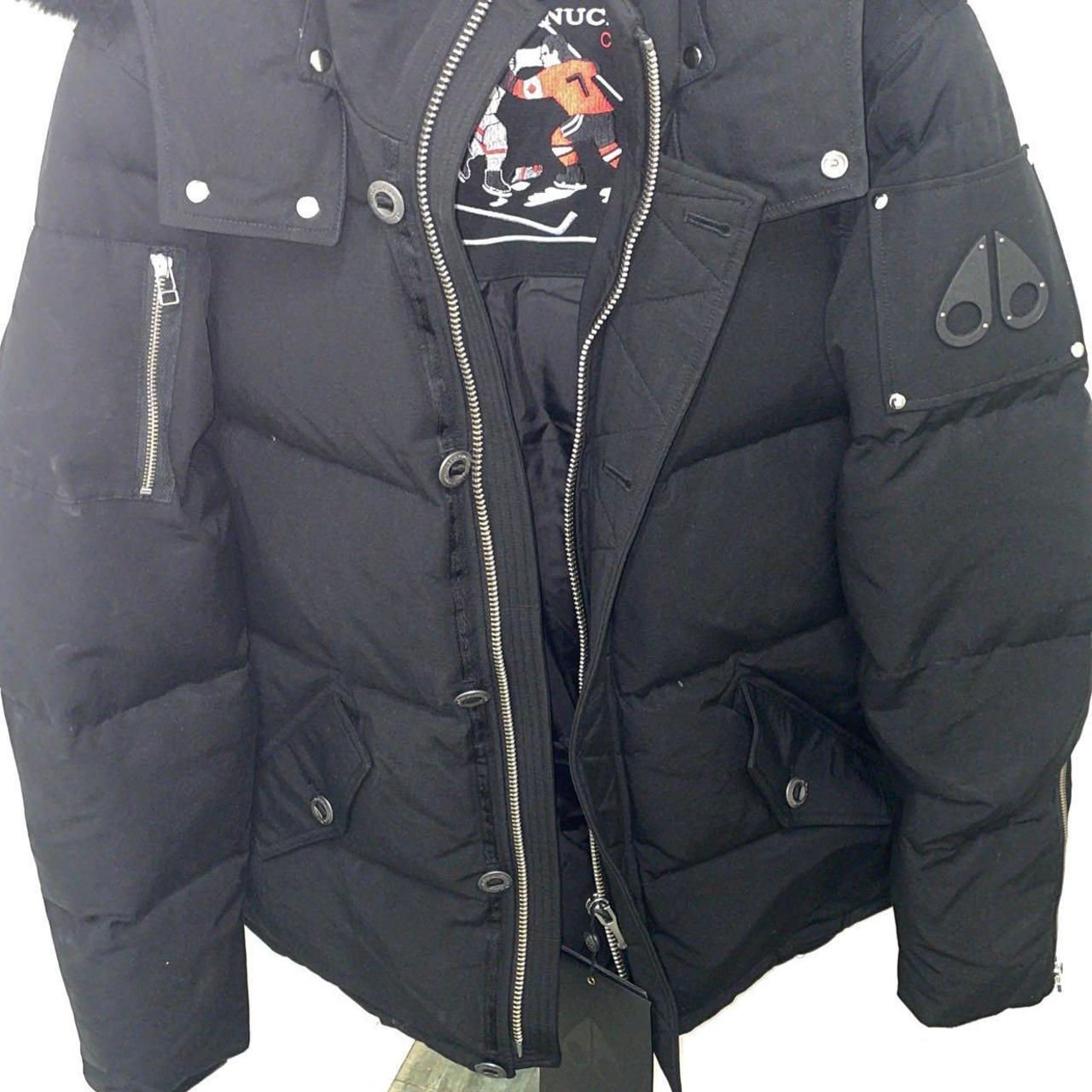 Men’s Black Moose Knuckle Coat/Jacket Brand new with... - Depop