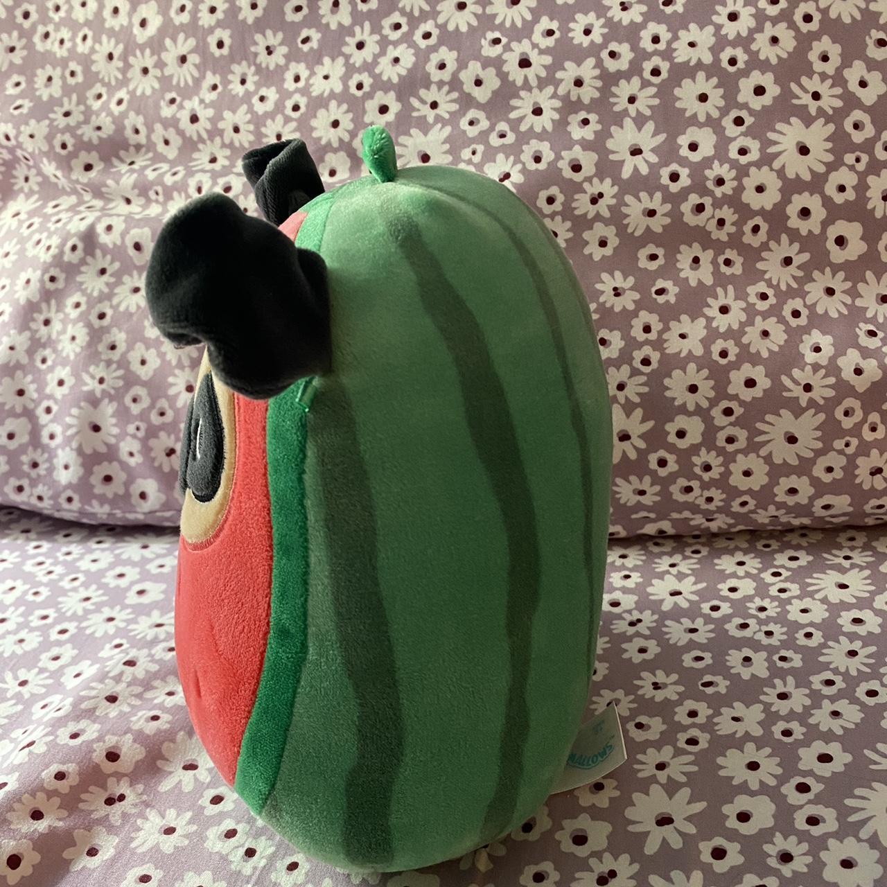 Watermelon Squishmallow Pug Excellent... - Depop