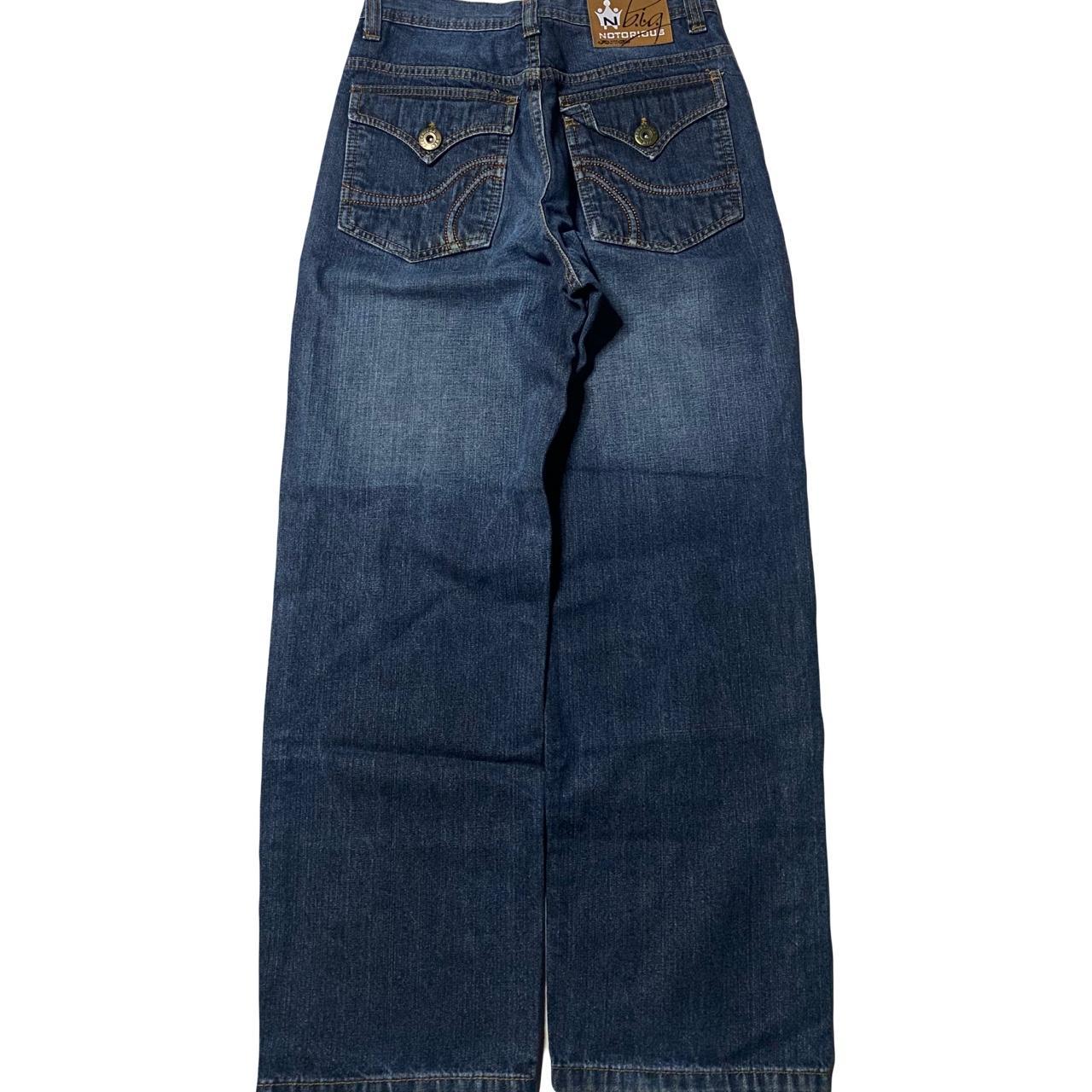 Cybery2k grunge skater mallgoth notorious big jeans... - Depop