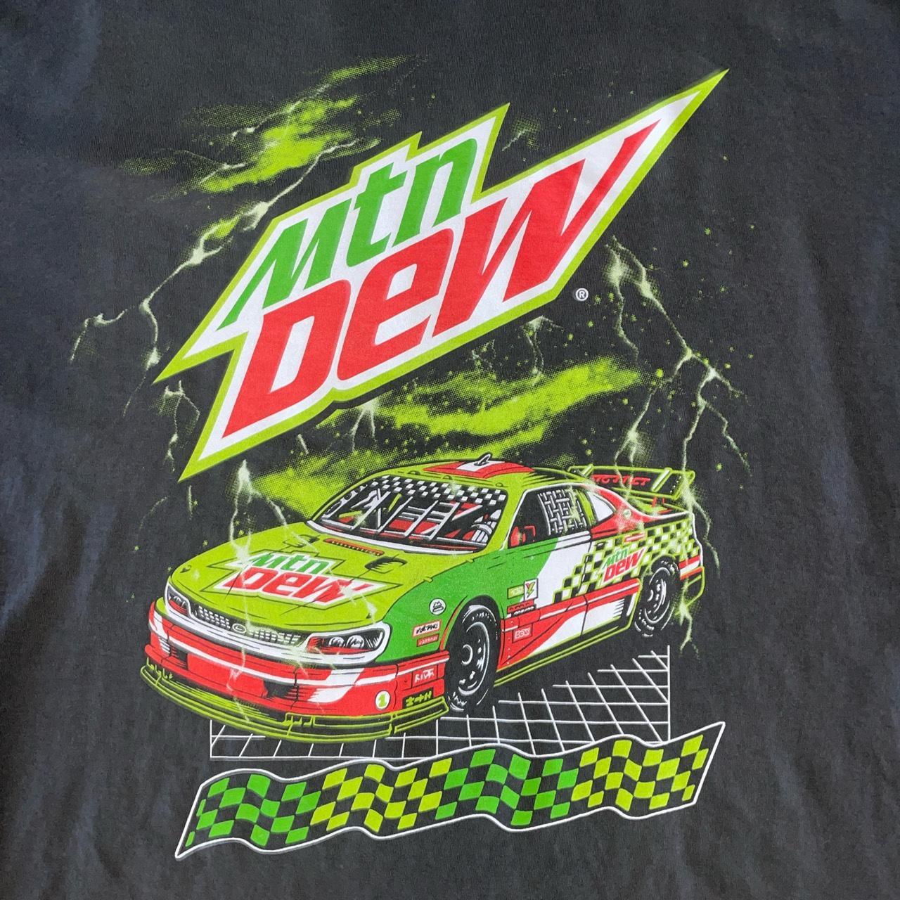 OLDER MTN DEW RACING TEE L - Depop