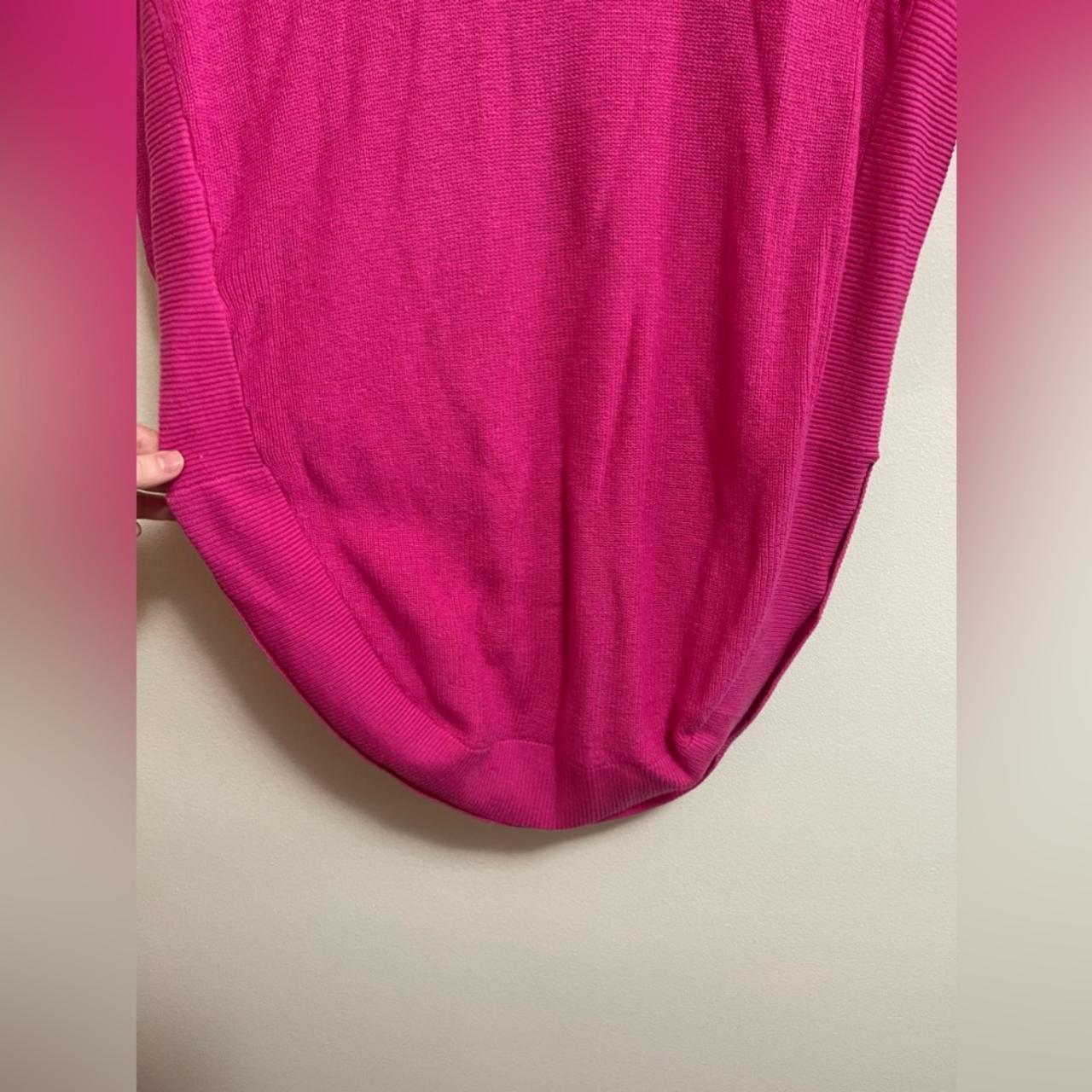 EXPRESS - Pink Knit Tunic Sweater EXPRESS - Pink... - Depop