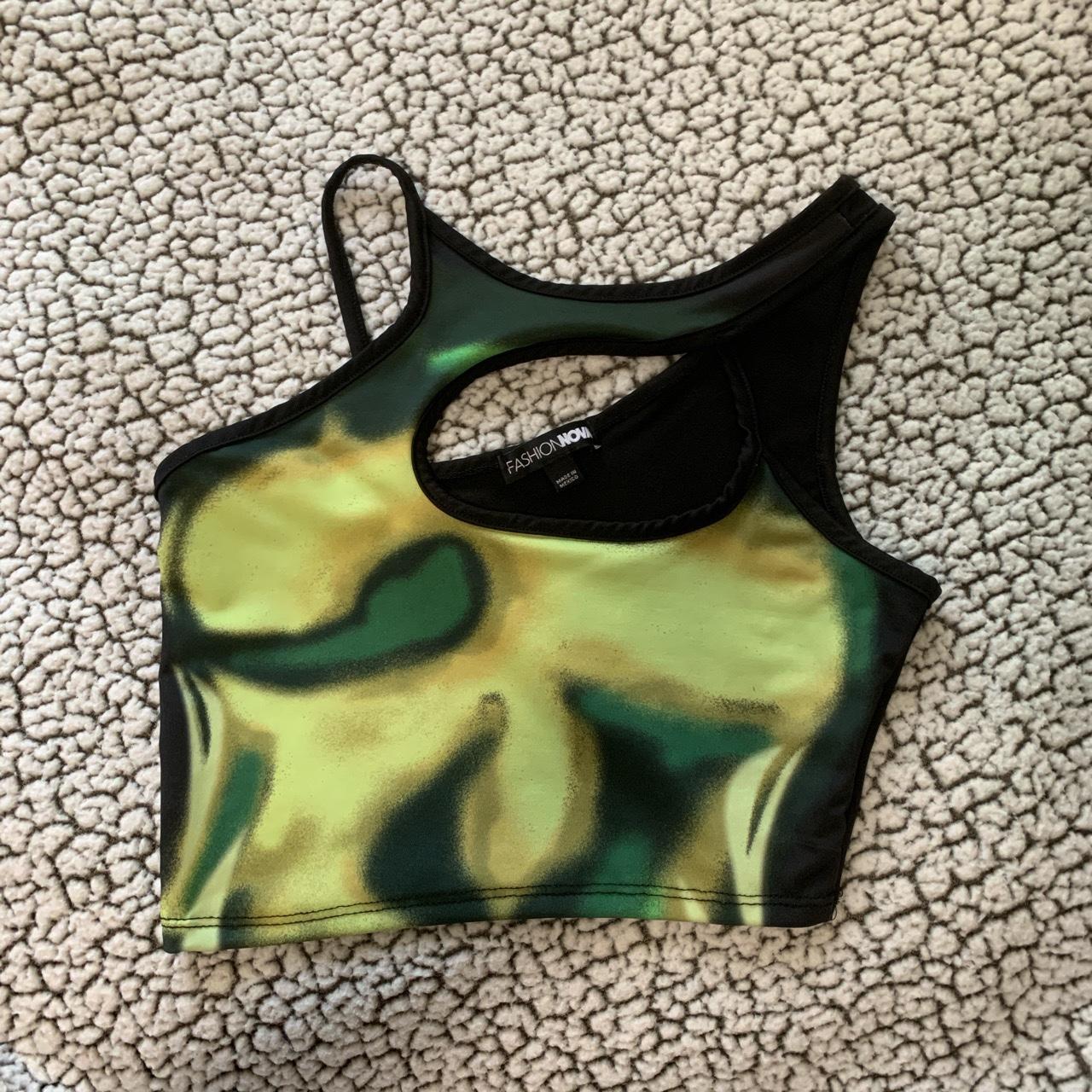 Body heat print crop top - cut out detail -... - Depop