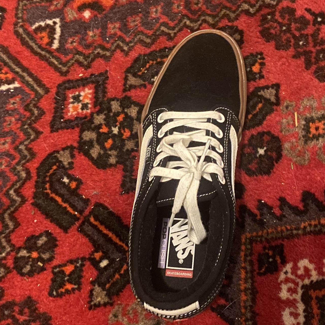 Vans Pop Cush skate shoes worn once size 9.0... - Depop