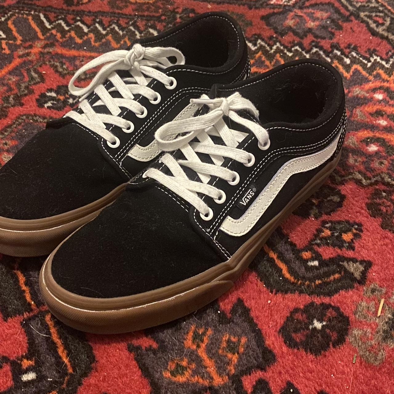 Vans Pop Cush skate shoes worn once size 9.0... - Depop