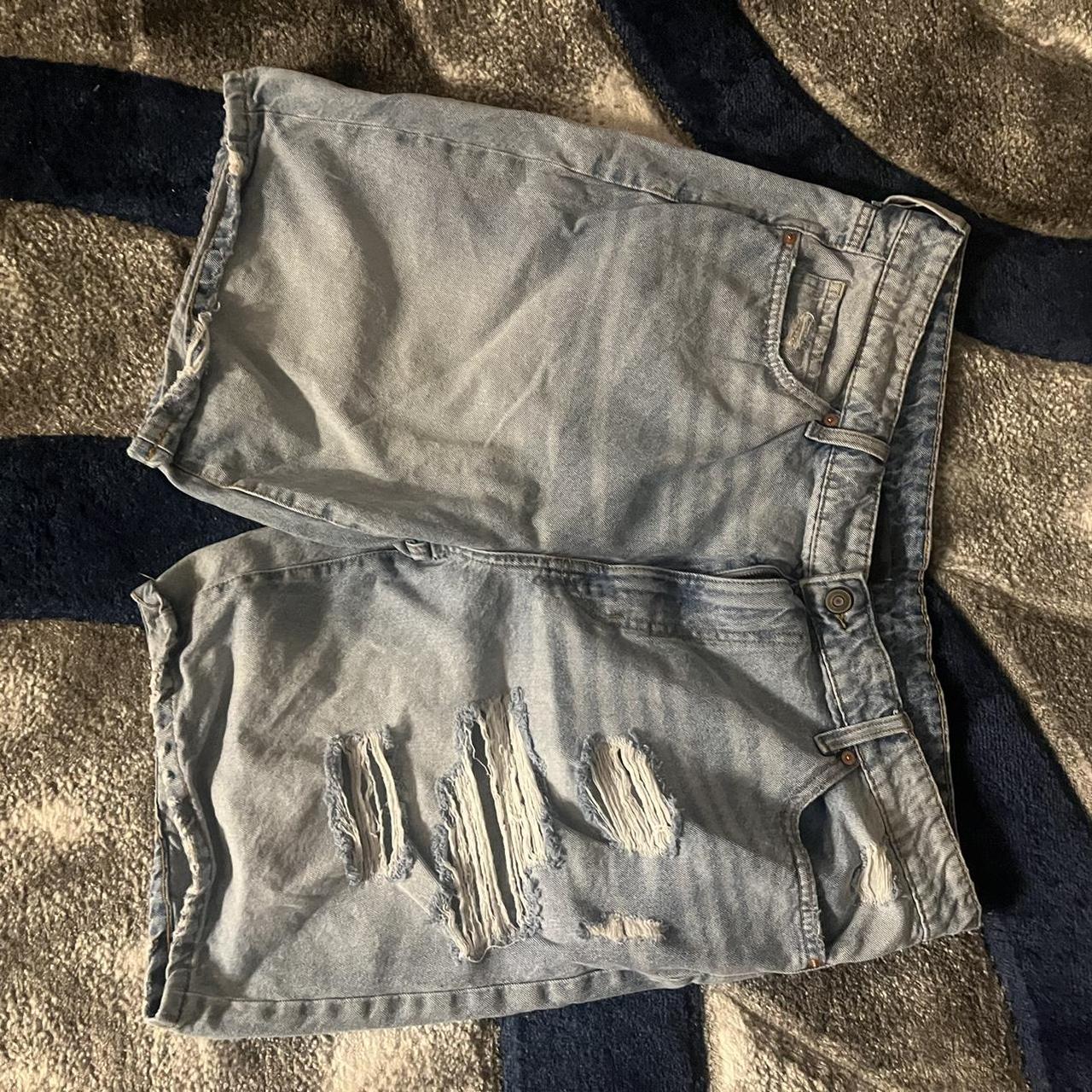 Distressed jorts Super... - Depop