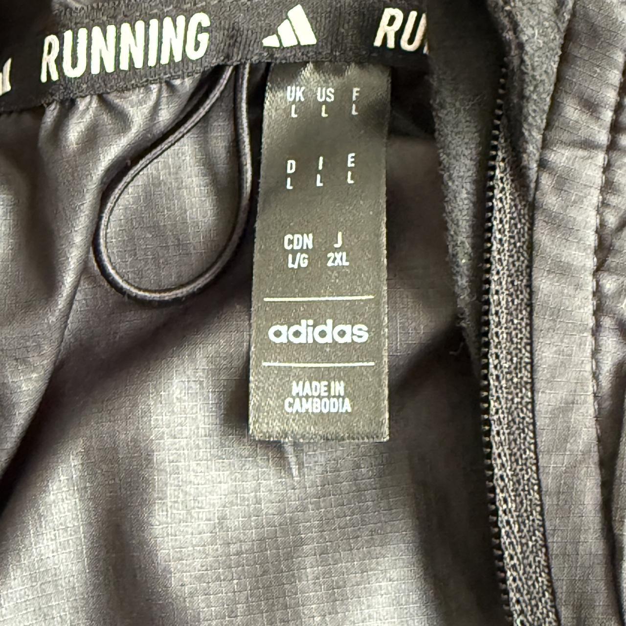 Adidas black windbreaker jacket. Size L (male).... | Depop