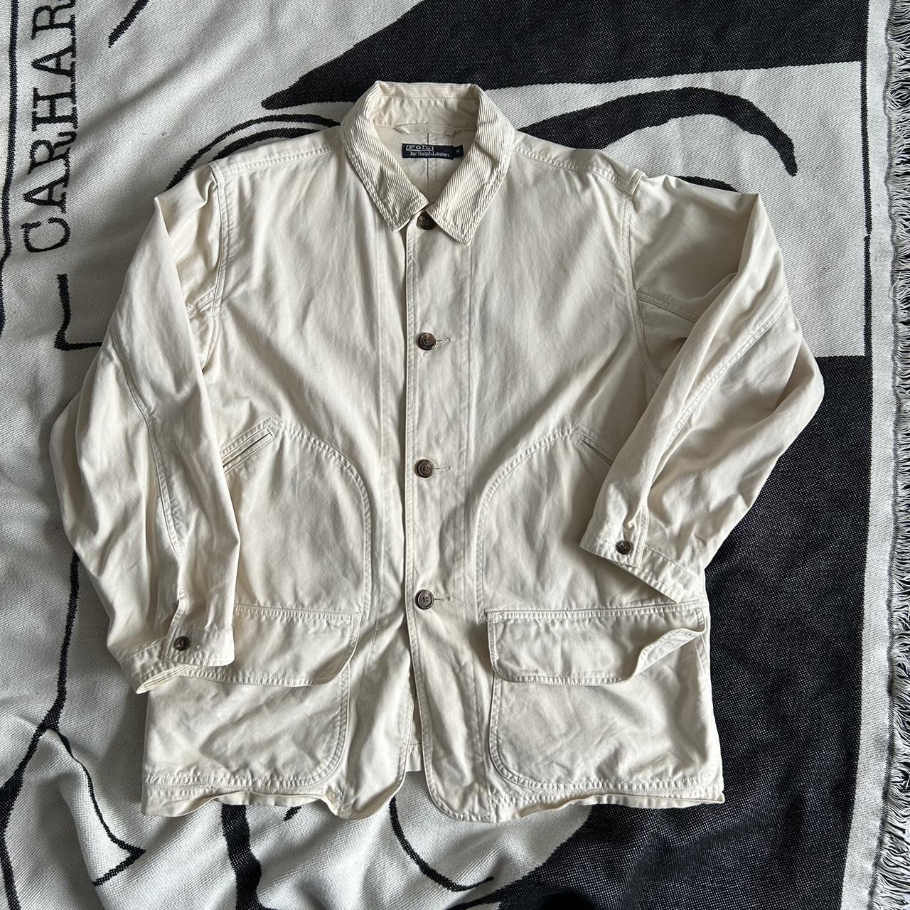 Vintage Ralph Lauren Chore Jacket Size Medium,... - Depop