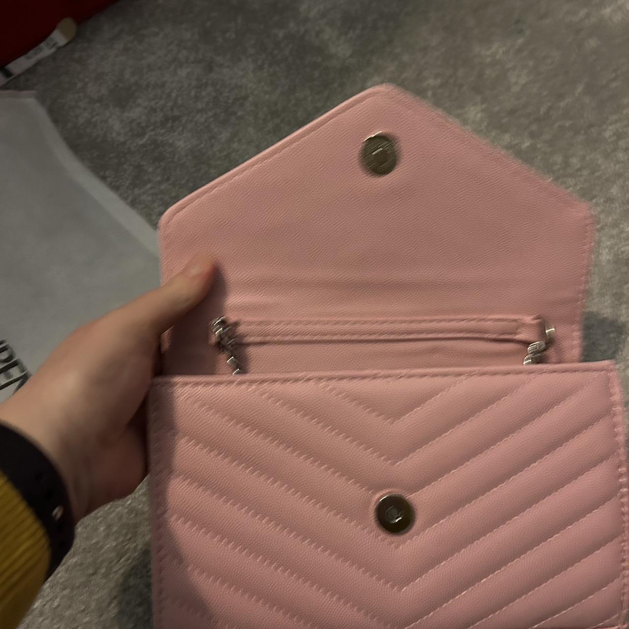 Pink YSL envelope bag. New, with tags and dust bag. - Depop