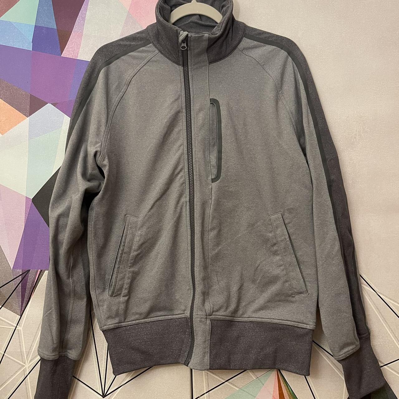 Men’s Small grey Lululemon track jacket - Depop