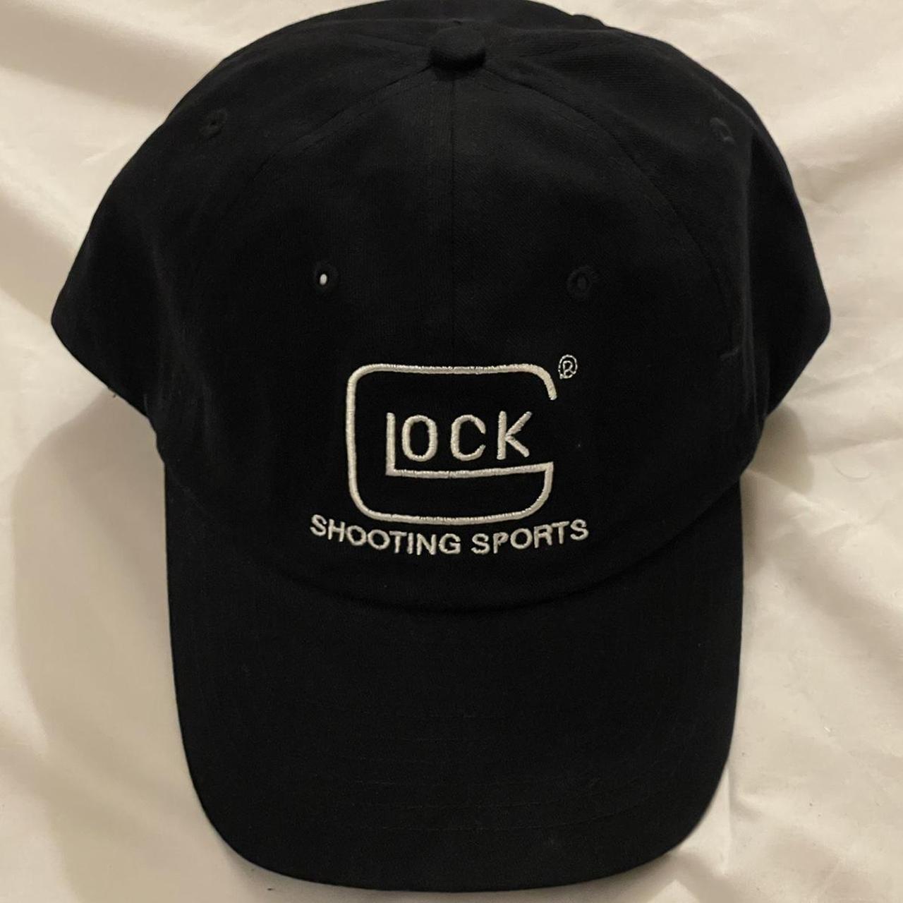 Black and white official Glock Shooting Sports hat - Depop