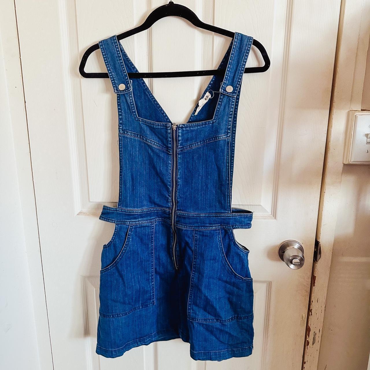 Pacsun Bullhead Brand Waist Cut Denim Overalls... - Depop