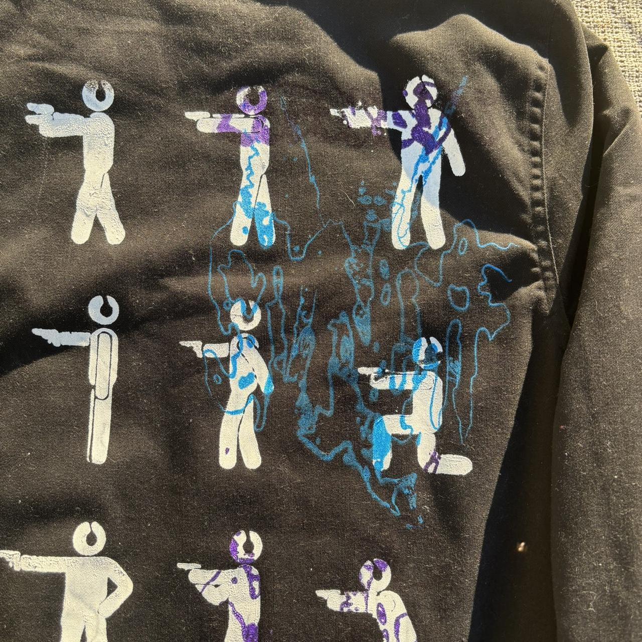 1OF1 SMNDIF GUN CLUB BOMBER JACKET SIZE: MEDIUM.... - Depop