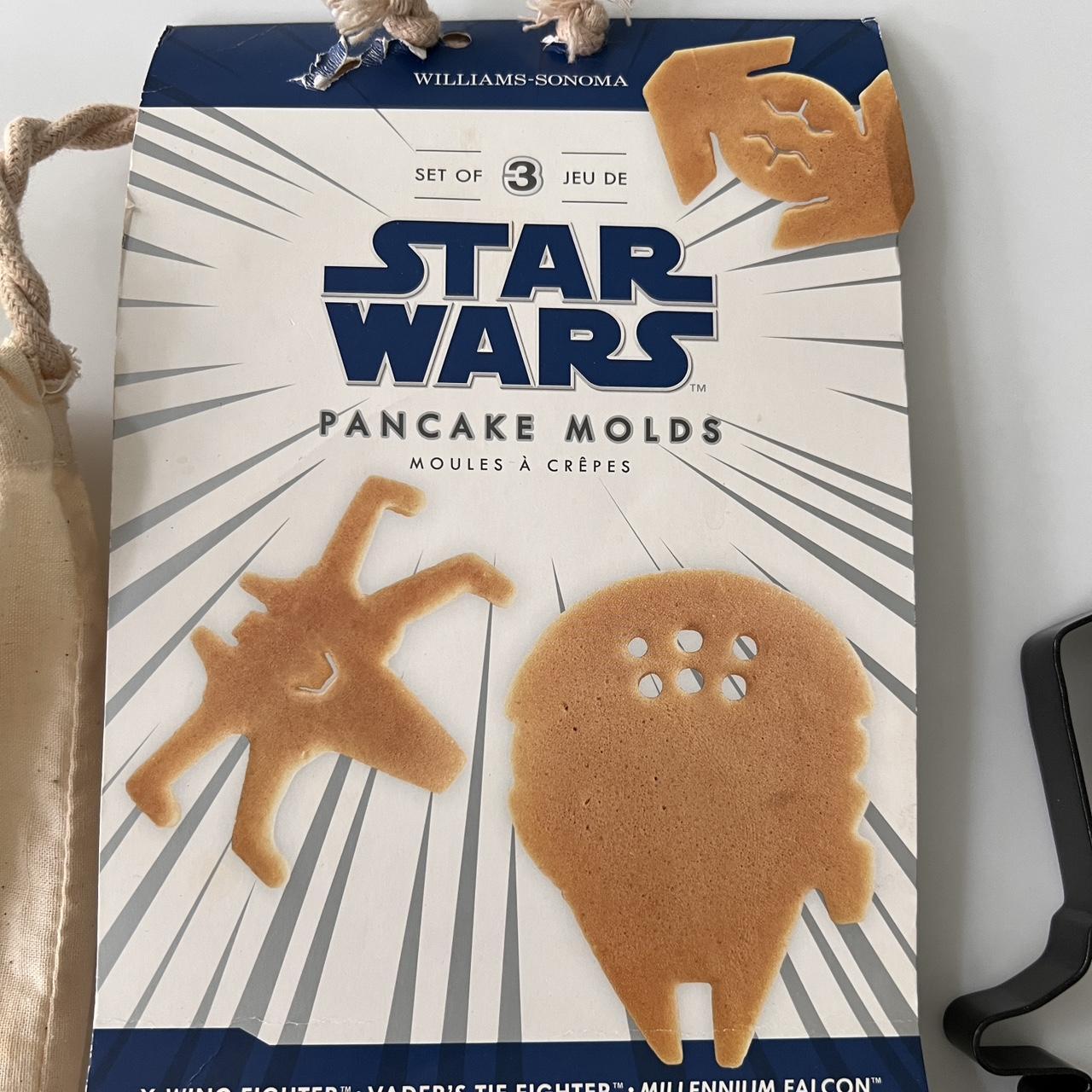 SET OF 3 STAR WARS PANCAKE MOLDS Falcon Tie Fighter... | Depop