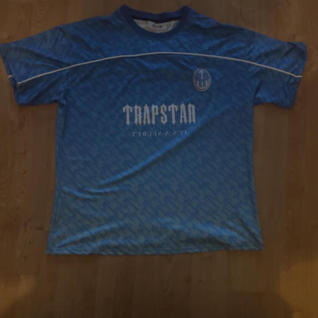 Trapstar Monogram Jersey ‘Ice Blue’ - M New,... - Depop