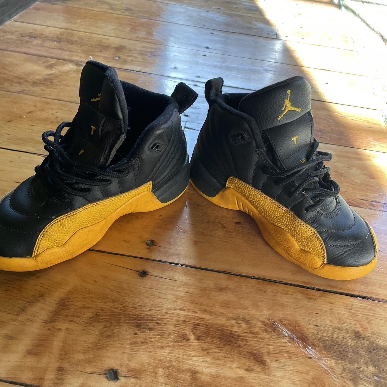 Air Jordan 12 Retro University Gold Size... - Depop