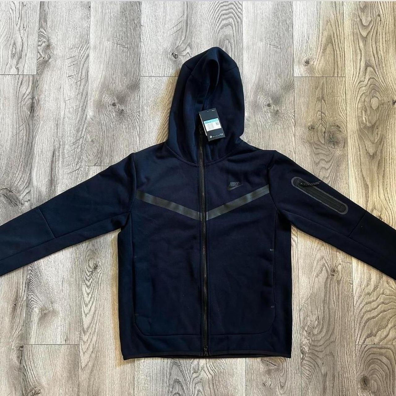 Navy Blue Nike Tech Fleece Jacket BRAND NEW With... - Depop