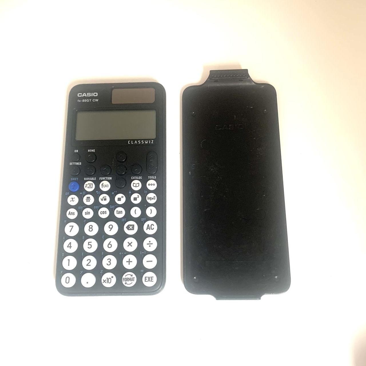 Black Casio calculator with case #calculator - Depop