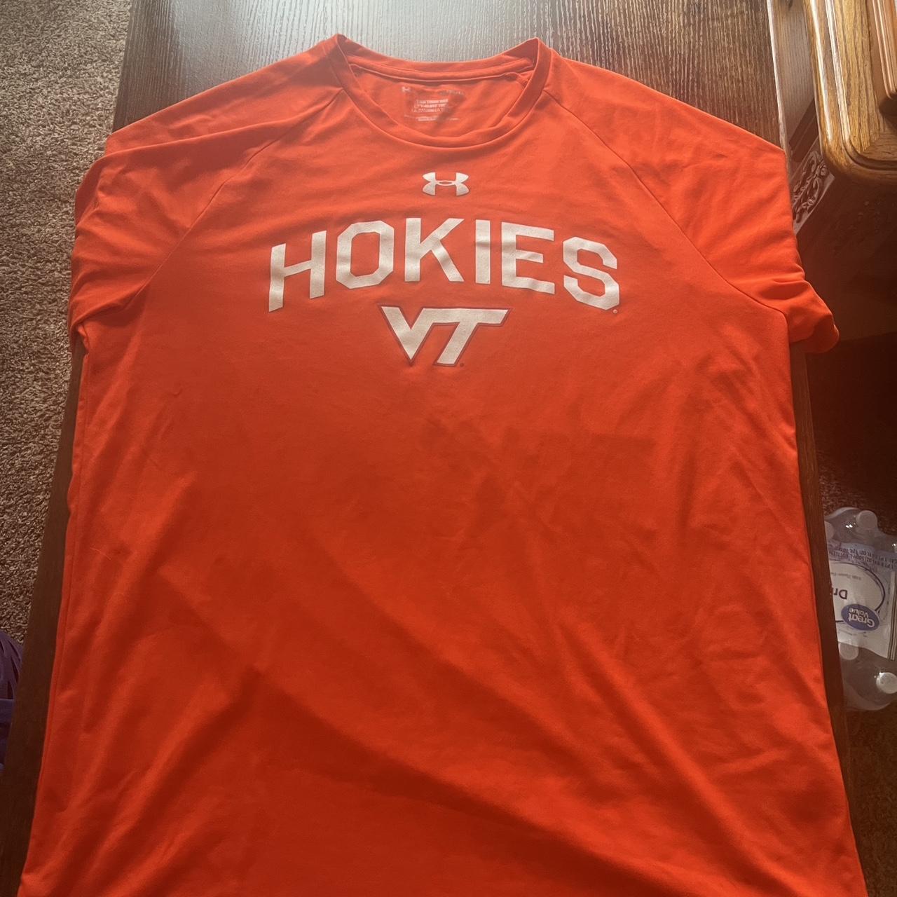 Under Armour Virginia Tech orange and white... - Depop