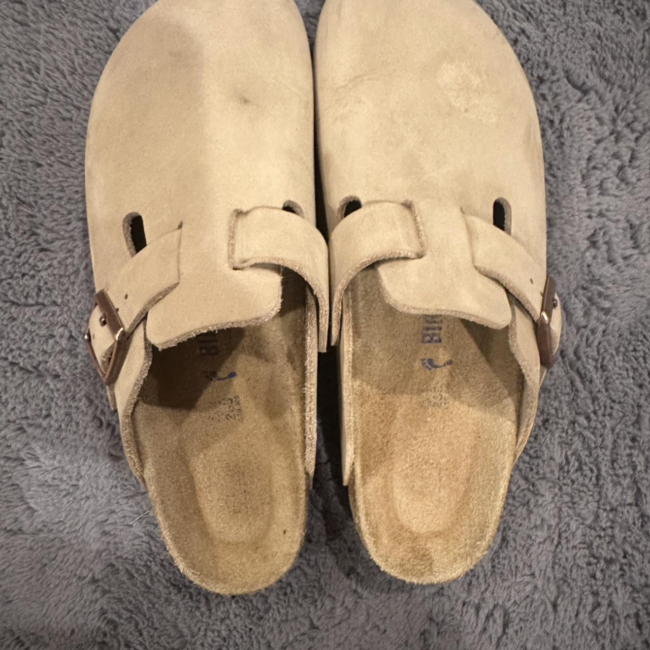 Boston Birkenstock clogs Barely worn - one spot but... | Depop