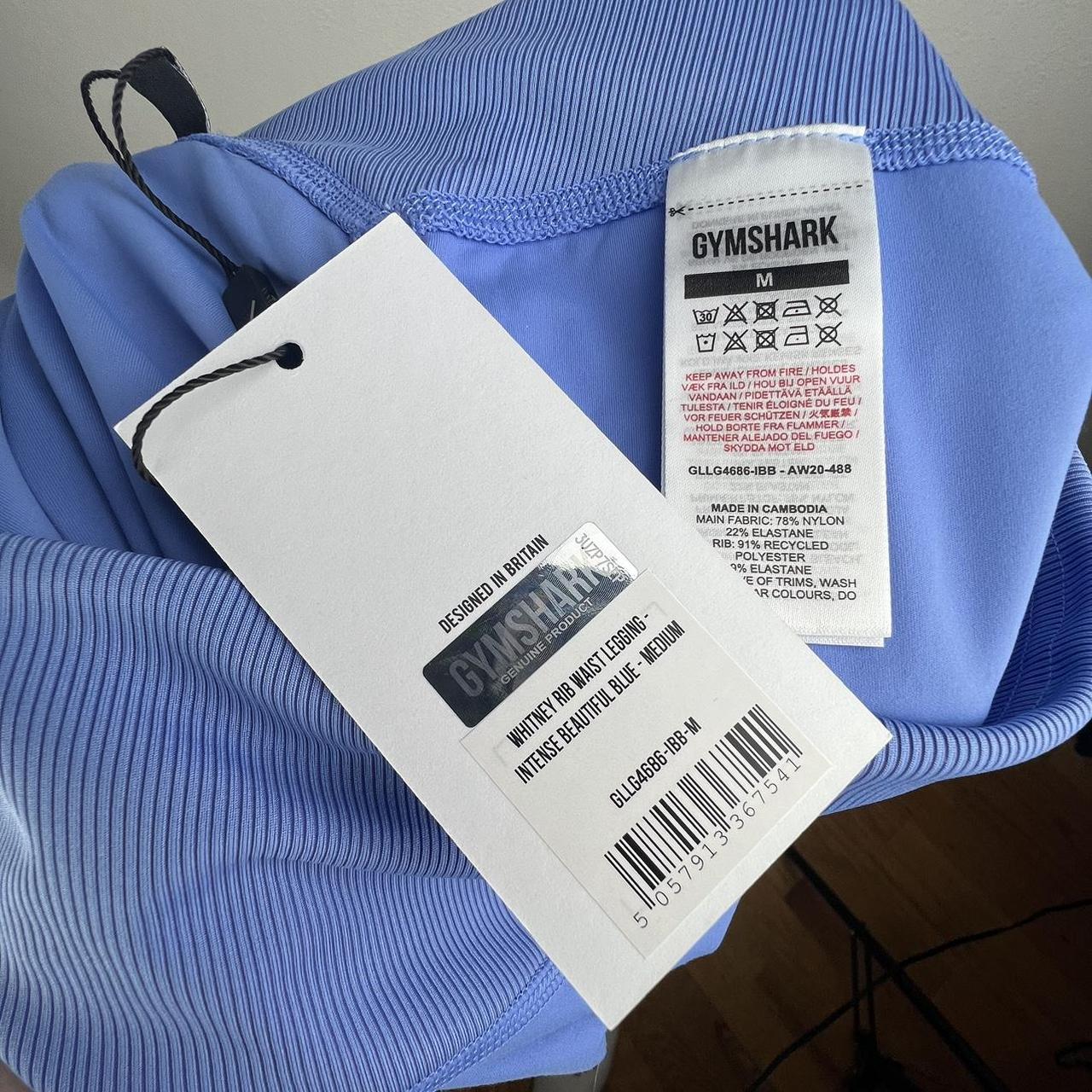 gymshark whitney simmons rib waist leggings 💙... - Depop