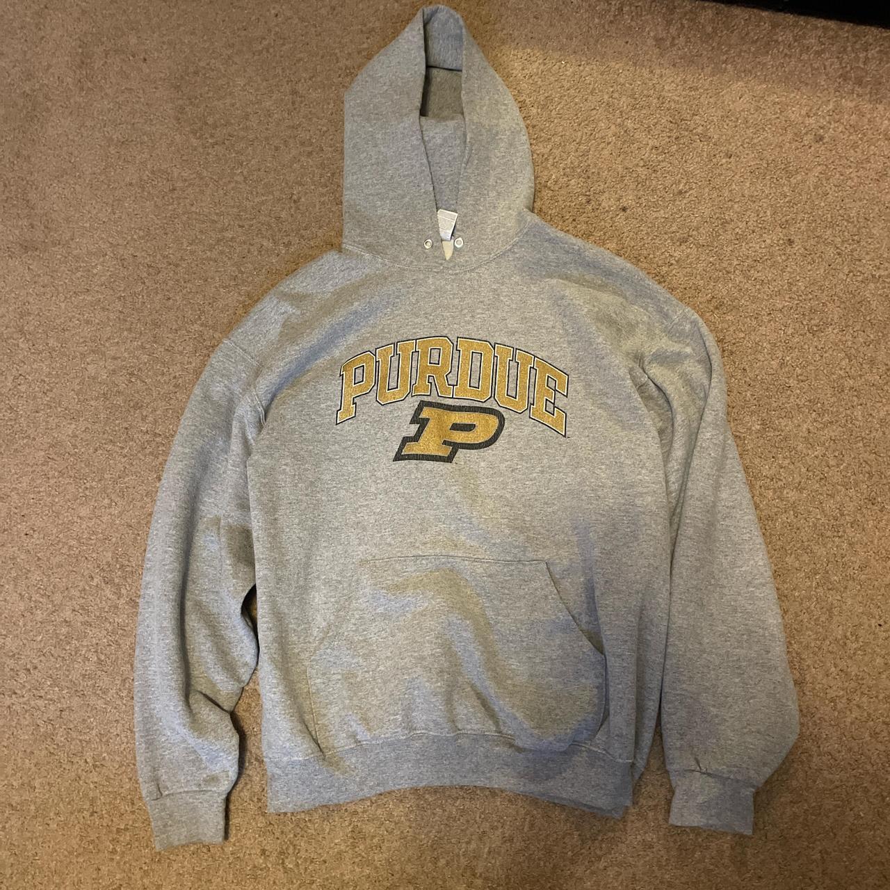 Grey Purdue hoodie #PurdueUniversity - Depop