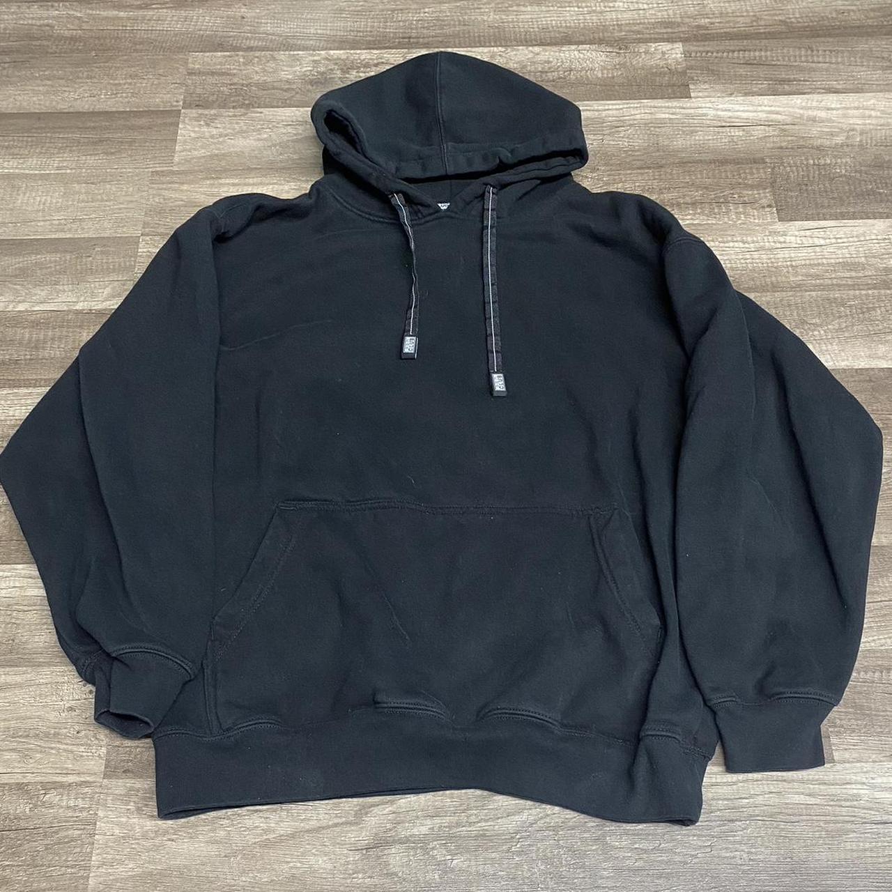 Pro club all black hoodie Super nice heavy material... - Depop