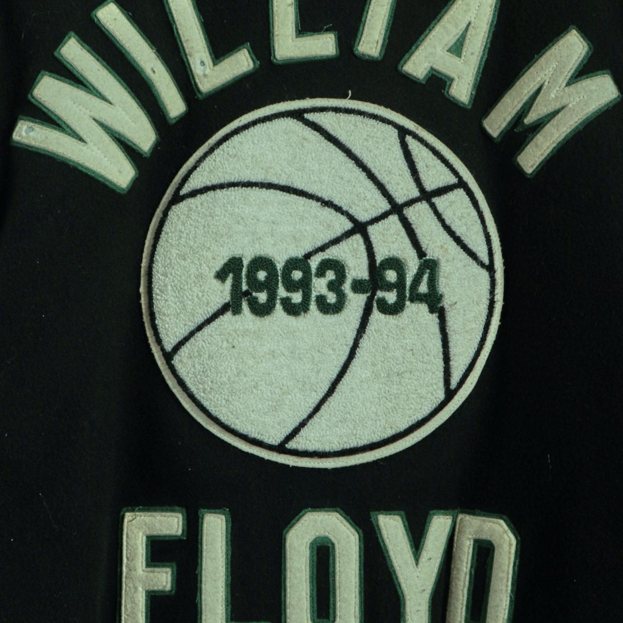 William Floyd Basketball Varsity Jacket (1990s) We... - Depop