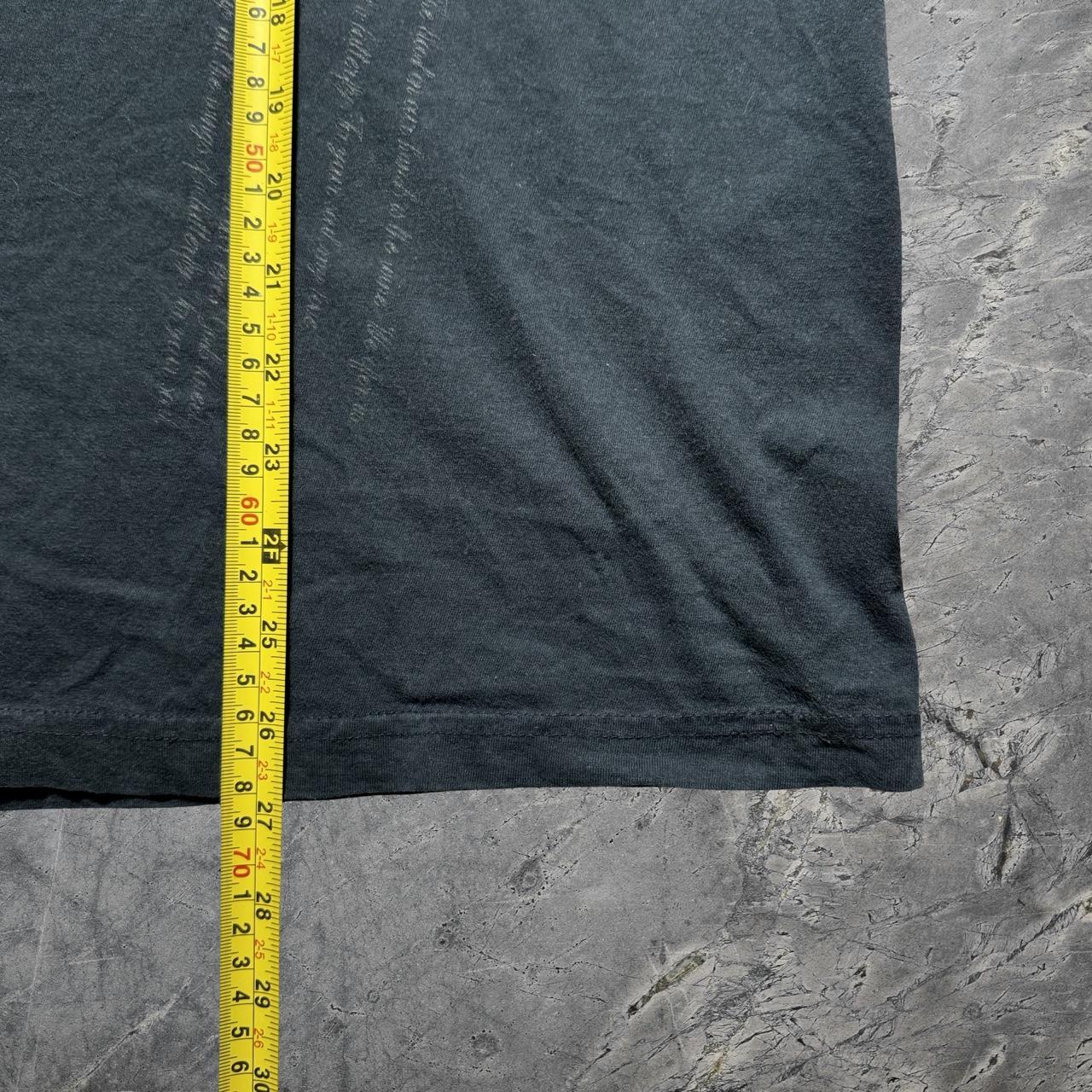 Y2K Affliction Style cross cyber grunge black t... | Depop