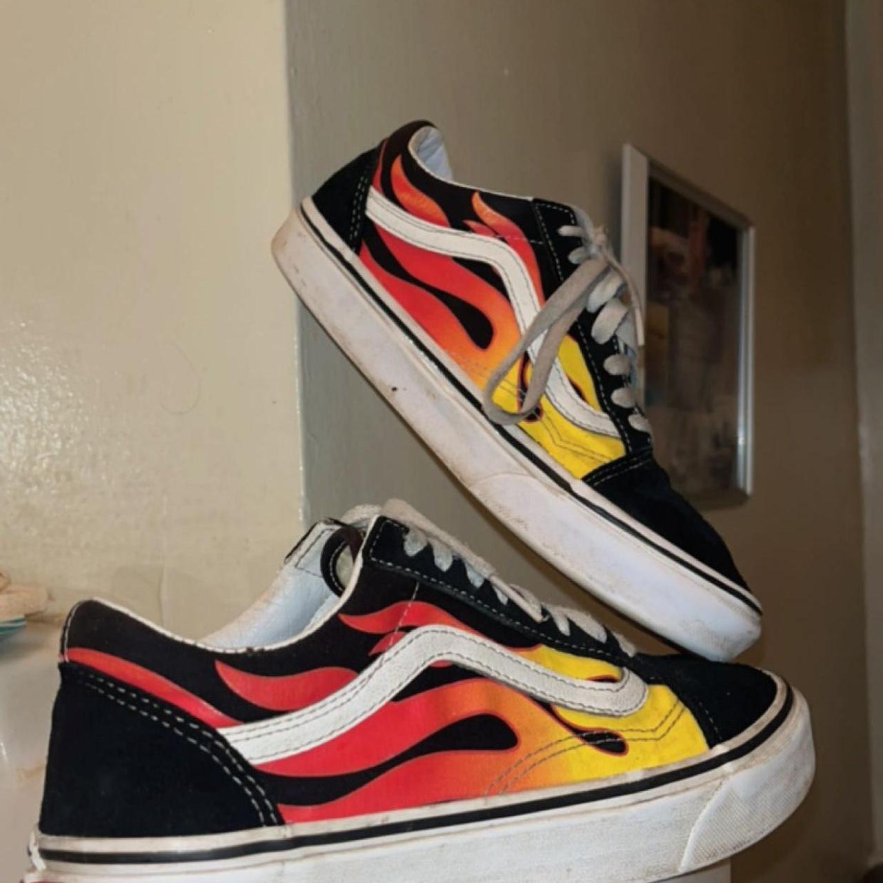 Old skating van shoes pretty good condition signs of... - Depop