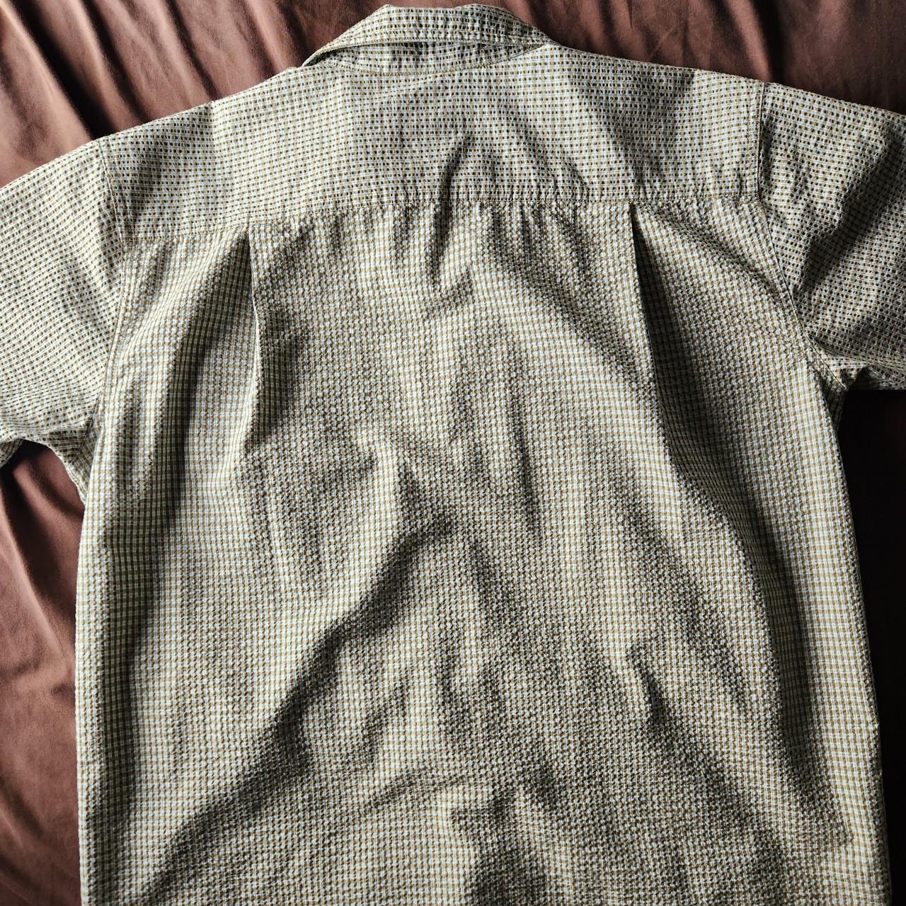 Patagonia Light Green Short Sleeve Button Up Size:... - Depop