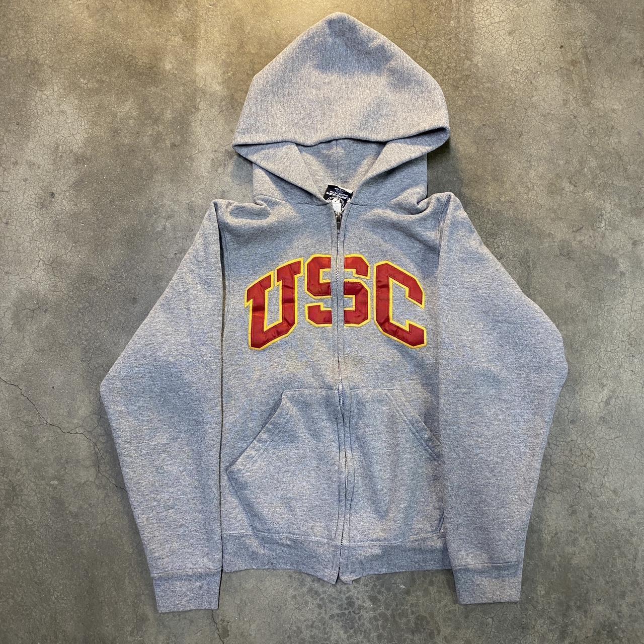 Vintage USC zip up hoodie Amazing quality, no... - Depop