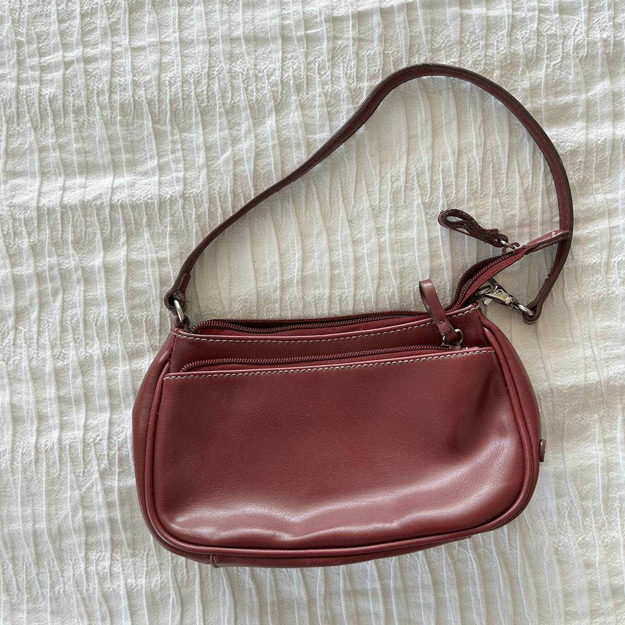 Red mini handbag - Depop